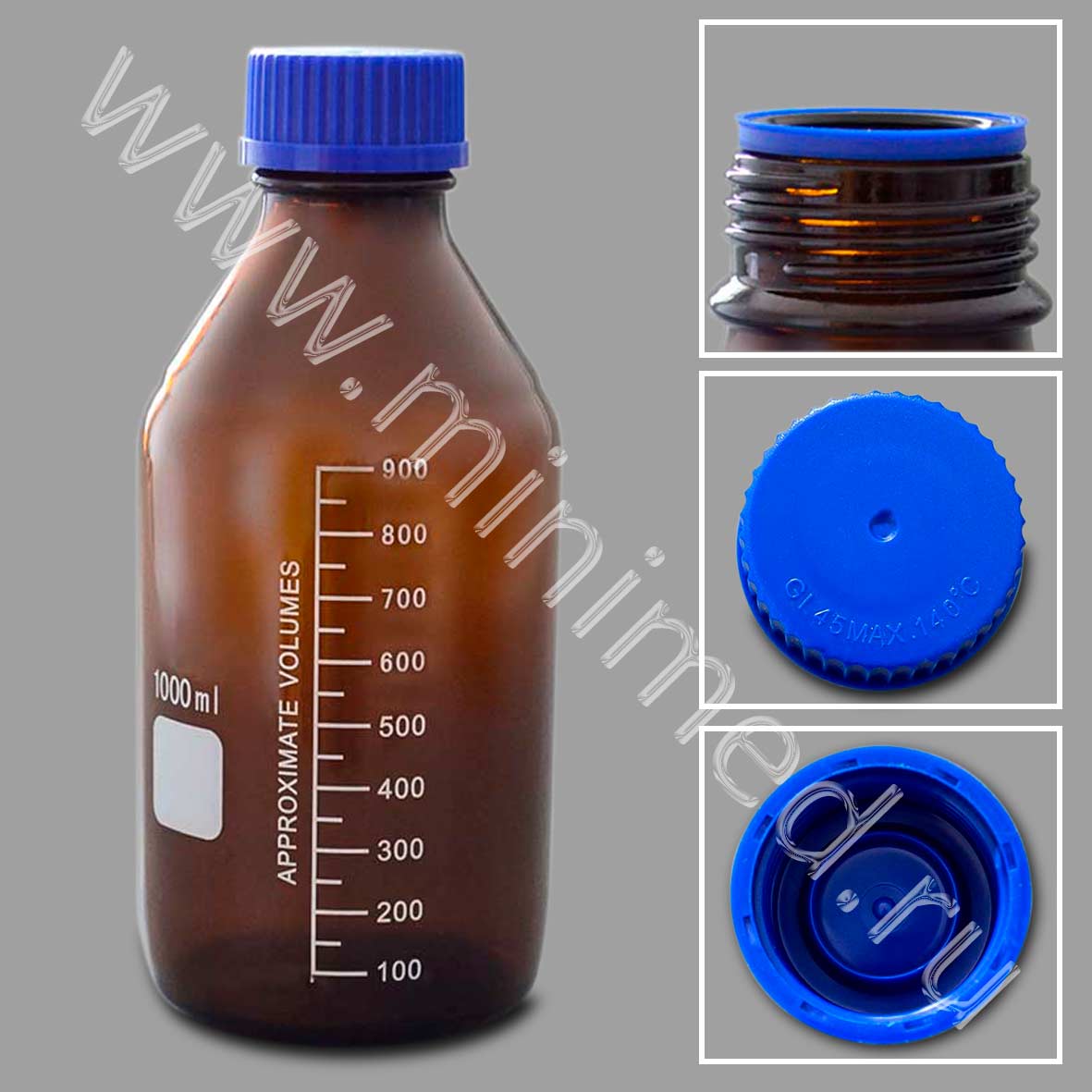Laboratory glass jar 1000 ml. – სამაია